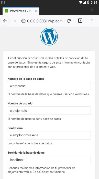 installing wordpress in android the easy way by y000 nerd for