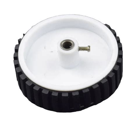 Round Abs And Rubber Robotic Wheel With 70mm X 20mm Size Suitable For