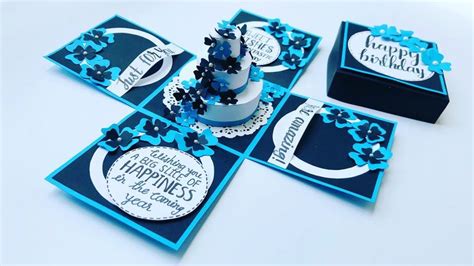 How To Make Explosion Box For Babefriend Explosion Box For Birthday ArtCraftByTulsi Boxed