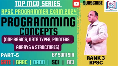 Programming Concepts Rpsc Programmer Exam 2024 Rpsc Programmer