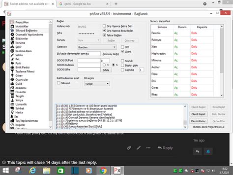 socket address not available error 2 testing projecthax