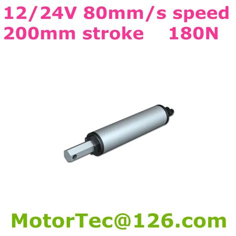 V V DC Mm Sec Inch Sec Speed N KG Load Mm Inch Stroke High