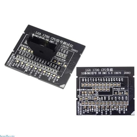 Beste Desktop Lga1700 Cpu Socket Tester Diagnostic Analyzers Dummy Load Fake Load Shopee Malaysia