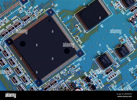 Electronic Circuit Board Part Of Electronic Machine Component Concept Technology Of Computer