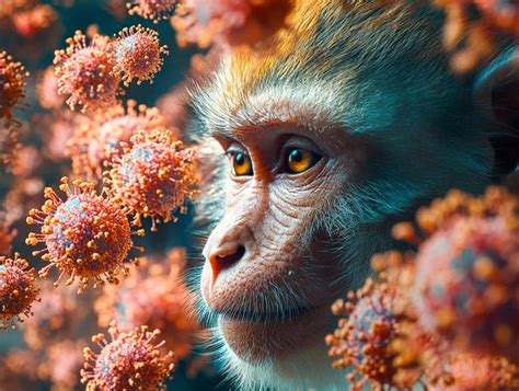 Dual Exposure Combines Natural Monkey Presence With Microscopic