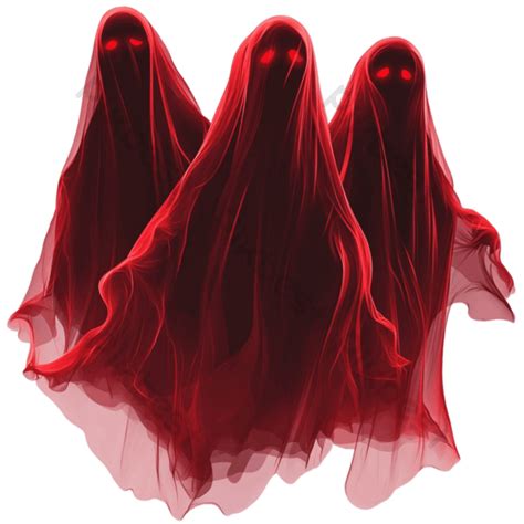 Neon Red Ghost Illustration Png Images Png Free Download Pikbest