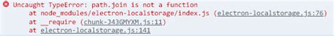 Uncaught Typeerror Pathjoin Is Not A Function · Issue 229 · Sindresorhuselectron Store · Github