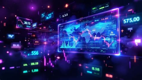 Free Futuristic Trading Dashboard Image Holographic Trading