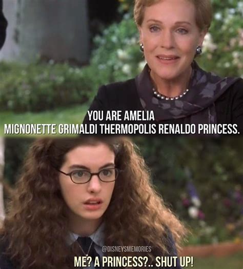 Pin By Tiffany Howell On Humor Quotes Princess Diaries Best Disney