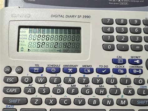 Casio Digital Diary Sf3990 128 Kb Data Error Kaufen Auf Ricardo