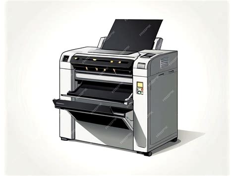 Premium Vector Vector Copying Machine On White Background Isolated