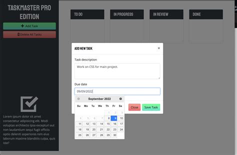 GitHub Samantha Ruth Taskmaster Pro A Kanban Board To Help You Manager Your Tasks Uses
