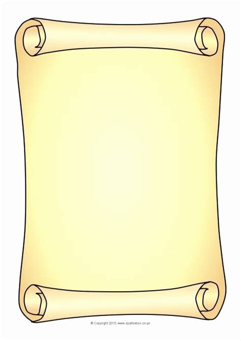 Scroll Template Word Peterainsworth