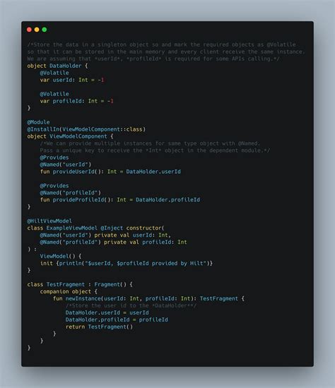 android hilt inject multiple instances of a object to the dependent