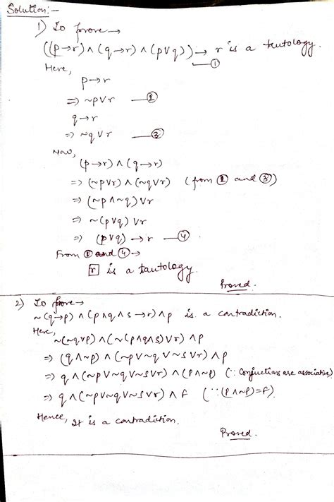Solved Discrete Mathematics Logic Propositional Logic Properties Laws Course Hero