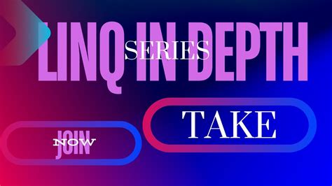 Mastering The Linq Take Method In C Efficient Data Queries With Enumerable Take Linq In Depth