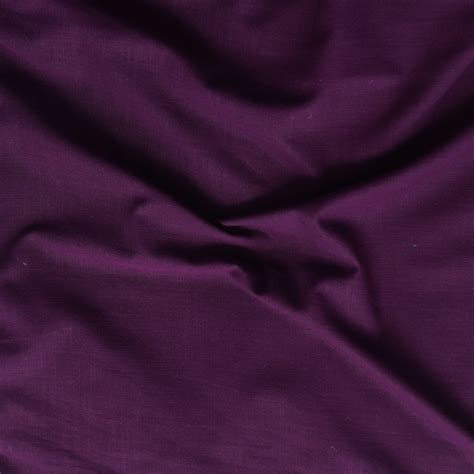 Pure Slub Cotton Dark Purple Fabric Sanskruti