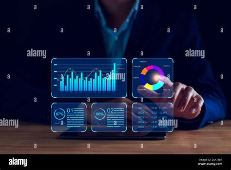 Data Analyst Working On Business Analytics Dashboard With Charts Metrics And Kpi To Analyze