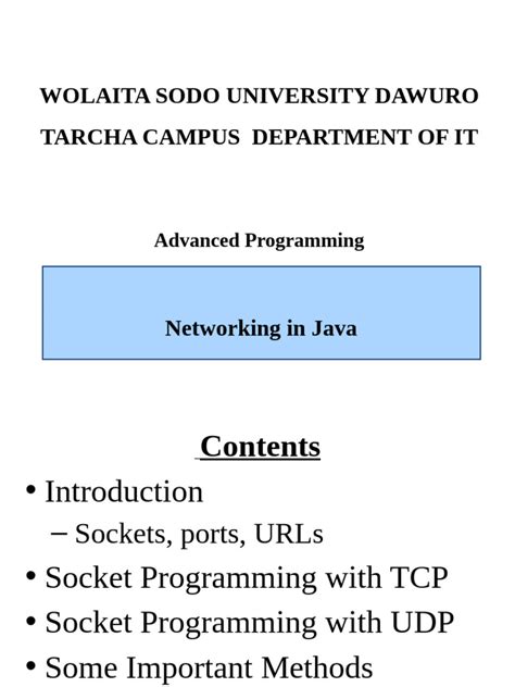 Advanced Programming Ch2 Pdf Network Socket Port Computer
