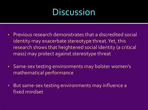 Enhanced Social Identity As A Stereotype Threat Intervention Ppt