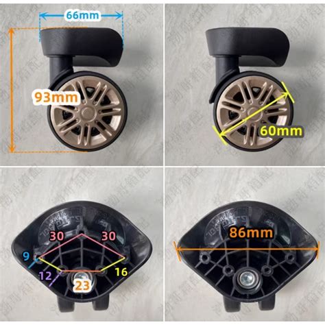 行李箱輪子更換 適用sj Tobol萬向輪行李箱滑輪替換拉桿箱配件t26萬向輪 部分acd 轱辘911 0 蝦皮購物