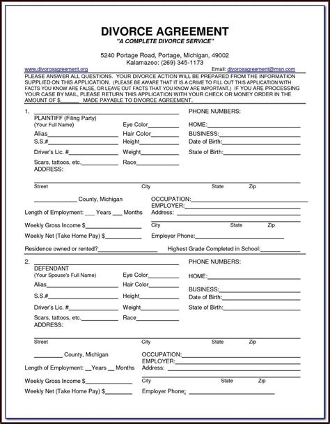 Divorce Forms Florida Uncontested Form Resume Examples Ojyqnlmvzl