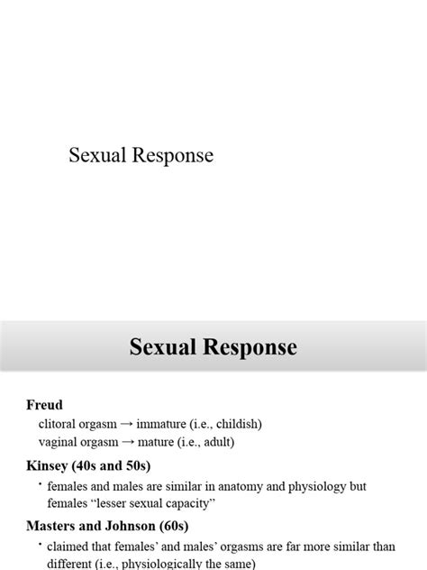 Lecture 13 Sexual Response Sex Therapy And Sex Ed Pdf Sexual Arousal Sex Education