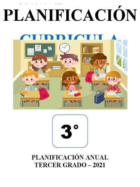 Planificacion Anual 3° Grado Pdf Números Sustracción
