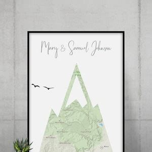 Custom Travel Map Personalized Adventure Map For Couple Adventuring Together Gift For