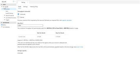 understanding autoscale throughput in azure cosmos db dev community
