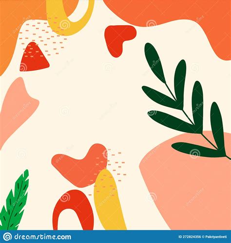 Spring Border Background Border Background Dengan Elemen Pegas Stock