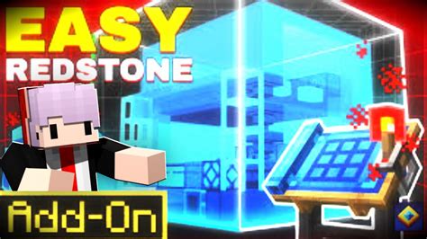 Download Addon Easy Rredstone Minecraft Pe Youtube