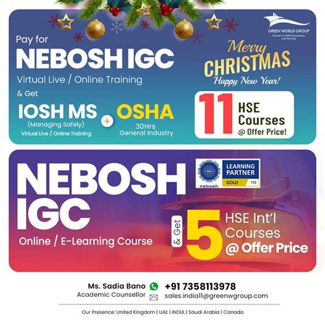 Enrol Nebosh Igc With Attain Globally Approved Level 3 Hse