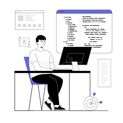 Backend Programmer Stock Illustrations 1276 Backend Programmer Stock