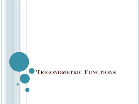 PPT Trigonometric Functions Warm Up Exploring Trigonometric Ratios In Right Triangles