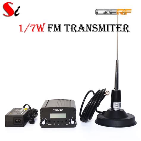 Cze 7c 7w Stereo Pll Fm Transmitter Broadcast Radio Station Car