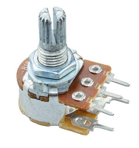 10k Logarithmic 16mm Potentiometer With Switch Audio Diy Hobby