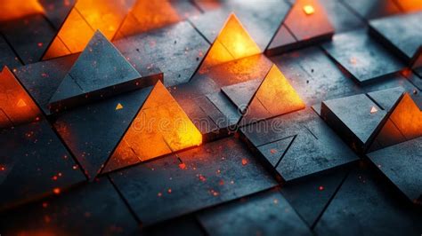 Dynamic Abstract Business Background With Layered Triangles Stock Illustration Illustration Of