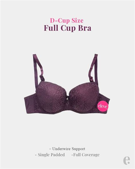 D Cup Bra Size Chart