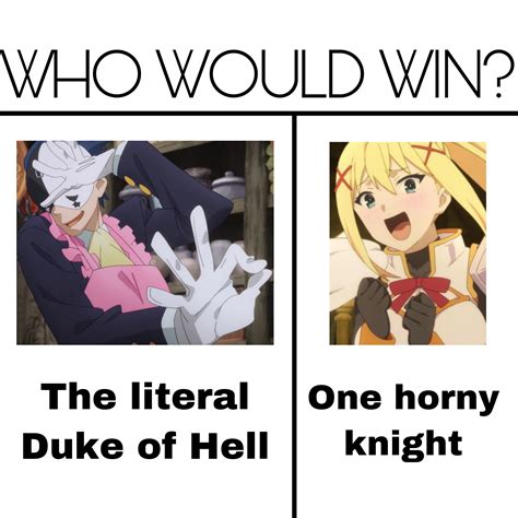 I Mean Yes Megumin Blew Him Up But The Extent To Which Darkness Drove Him Nuts Is Hilarious