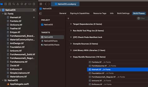 react native how to use a custom font icon collection