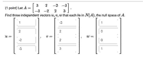 solved 1 ﻿point ﻿let a [32 2 3 3 223] find three