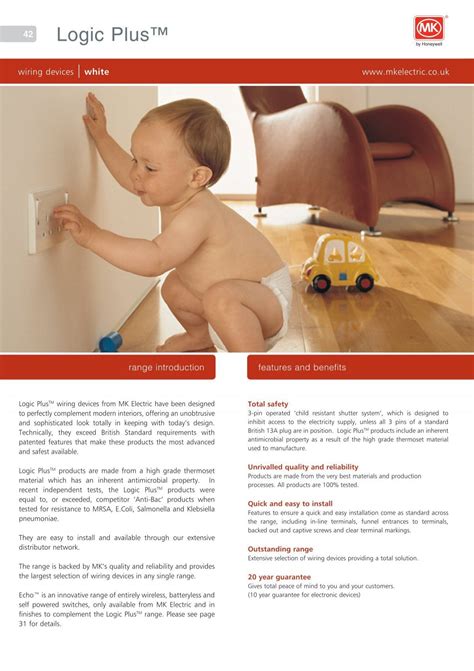 MK Logic Plus Catalogue PDF MK Electric