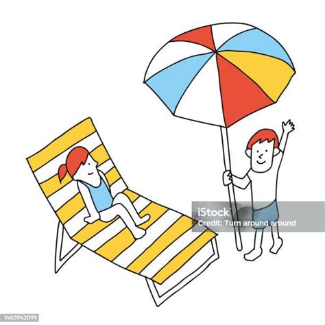 여름 개념의 벡터 일러스트레이션 수영장에있는 사람들 개념에 대한 스톡 벡터 아트 및 기타 이미지 개념 건강한 생활방식 관광객 Istock