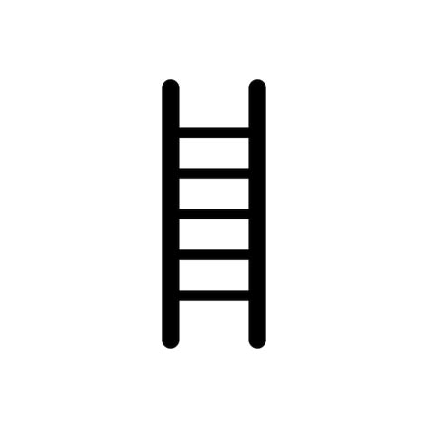 Premium Vector | Ladder icon vector simple design