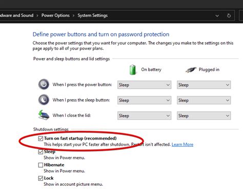 Optimiza tu PC Desactiva FAST BOOT en Windows Aceleración sin problemas