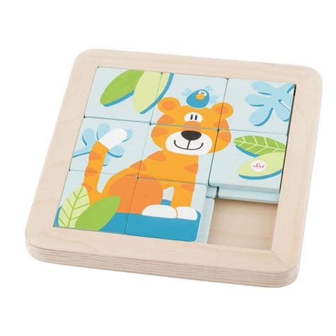 Puzzelen Schuif Puzzel Tijger Van Hout Tangara Groothandel Totaalleverancier Voor Kinderopvang