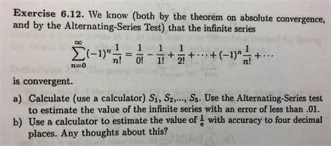 Solved Exercise We Know Both By The Theorem On Chegg