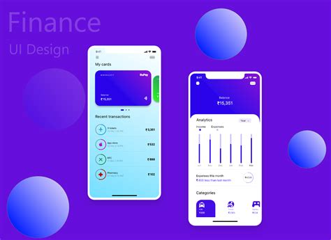 Finance App Ui Design On Behance