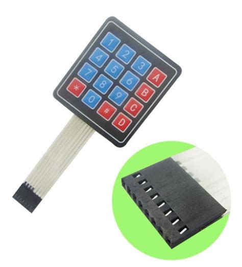4x4 Keypad Membrane 16 Button For Arduino Iduino